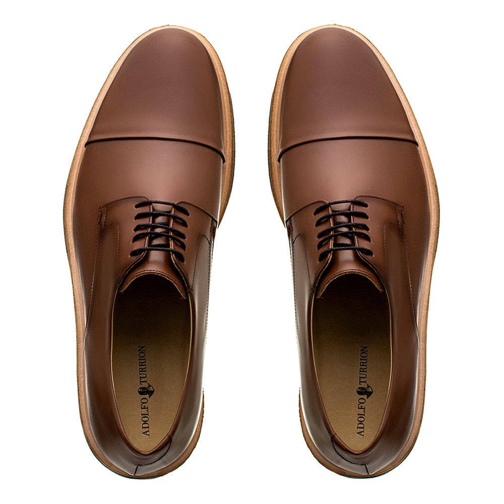 SAPATO MASCULINO DERBY ALMERÍA WHISKY | Adolfo Turrion