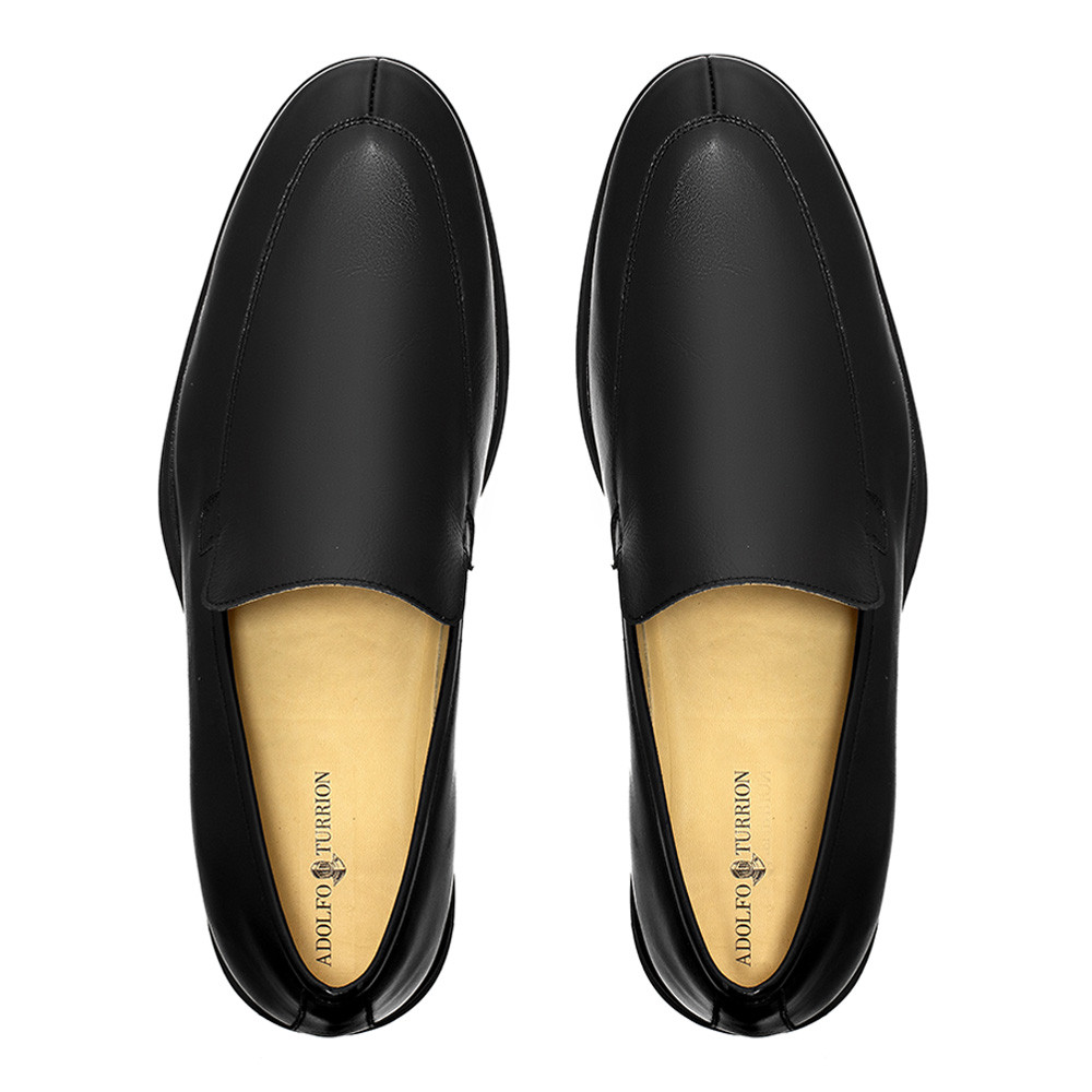 SAPATO MASCULINO LOAFER ALLAMBRA PRETO | Adolfo Turrion